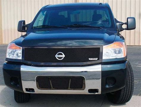 Nissan Titan Armada Except 08 Armada Black Mesh Grille Trex 51779