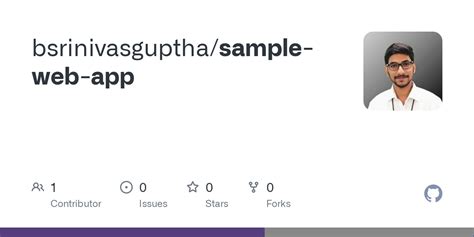 GitHub Bsrinivasguptha Sample Web App