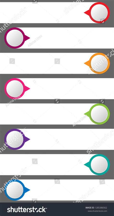 Empty Infographic Blank Template Vector Design Stock Vector Royalty