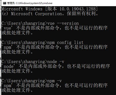 Node 解决系统识别不了node 和 vue 命令 cmd npm能找到 node找不到 CSDN博客