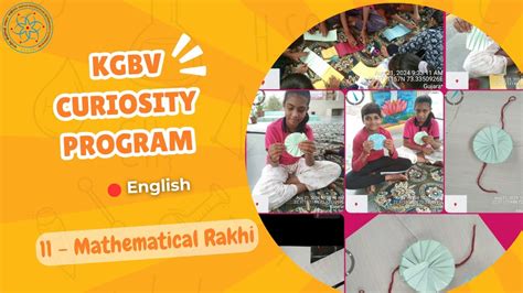 English Curiosity Program Session 11 Mathematical Rakhi Youtube