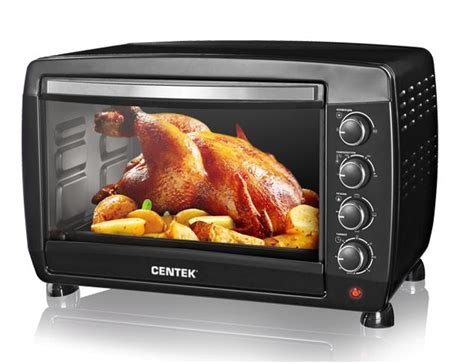 Мини-печь Centek 521633, черный, 46 л купить по низкой цене с доставкой ...