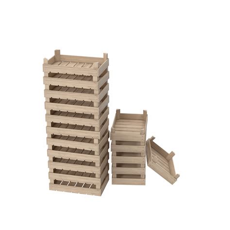 3d Wooden Crates Stack Turbosquid 2122387