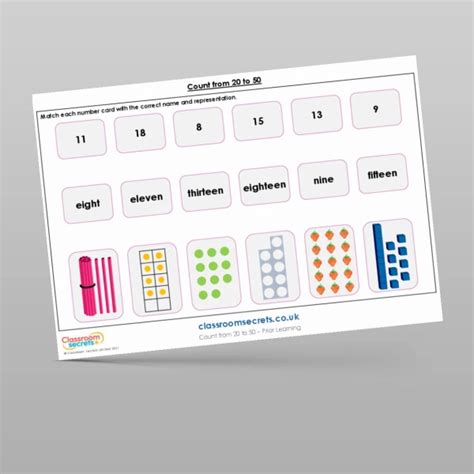 year 1 count from 20 to 50 reasoning and problem solving resource classroom secrets