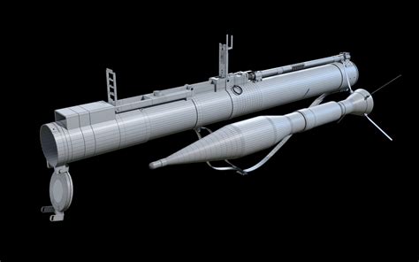 Rocket Launcher 3d Model By Katedra604