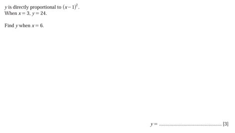 Direct And Inverse Proportion Past Paper Questions For Igcse Cambridge 0580 Revise Right Now