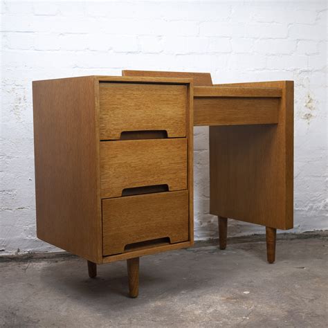 Vintage Mid Century Oak Dressing Table Desk By Stag 1960s 191348