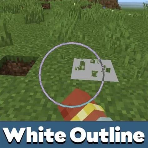 Download White Block Outline Texture For Minecraft Bedrock