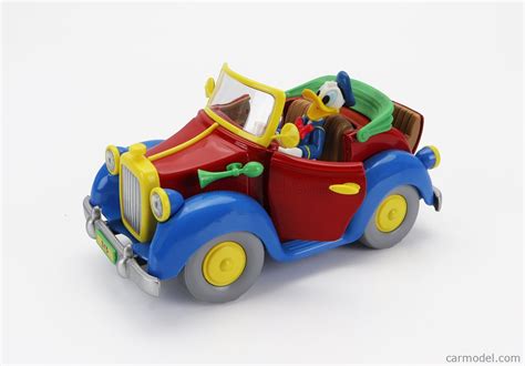 Burago 23001 Scale 1 24 Walt Disney Auto 313 Di Paperino Donald Duck Car Red Blue