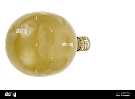 an old olive army flask highlighted on a white background with a