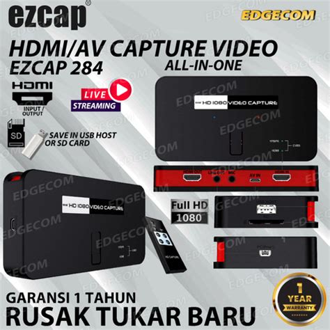 Jual Ezcap284 Video Capture Record to USB Disk HD 1080P - Jakarta Pusat ...