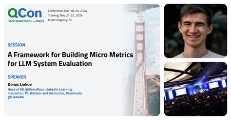 Qcon San Francisco 2024 A Framework For Building Micro Metrics For
