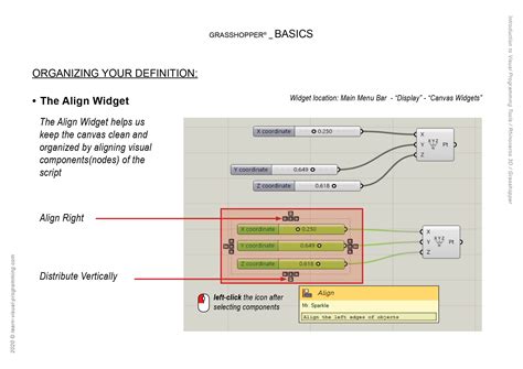Grasshopper Interface Learn Visual Programming
