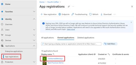 快速入門 將應用程式驗證新增至 web 應用程式 azure app service microsoft learn