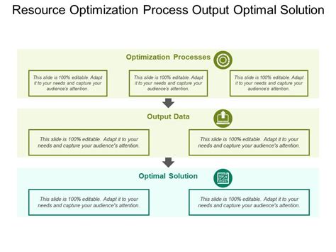 Resource Optimization Process Output Optimal Solution Graphics