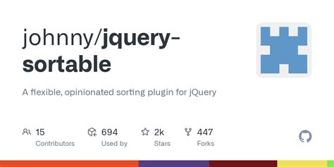 Github Johnnyjquery Sortable A Flexible Opinionated Sorting Plugin