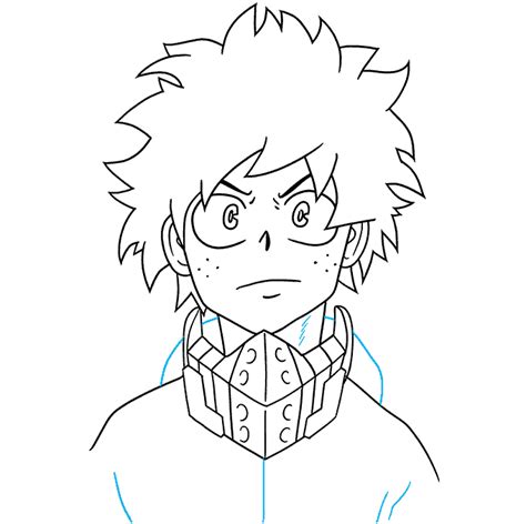 How To Draw Deku From My Hero Academia Really Easy Drawing Tutorial