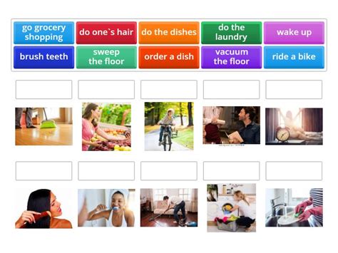 Revision Present Simple Actions Match Up