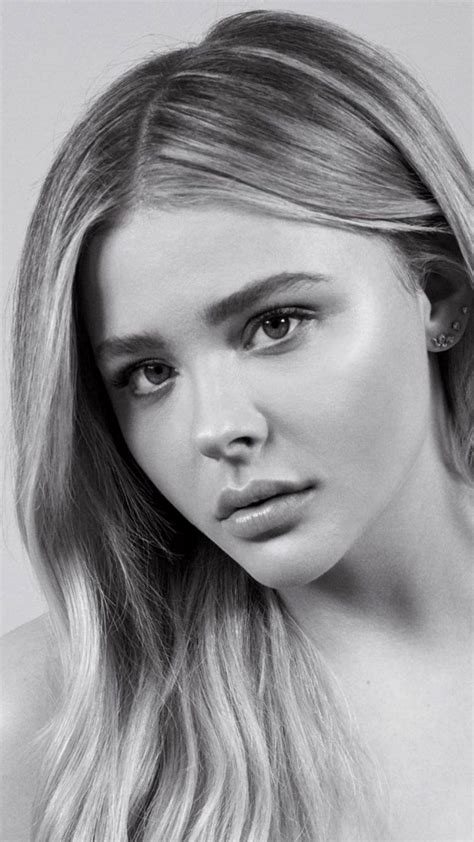 Chloe Grace Moretz Photoshoot Black And White
