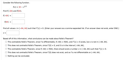 Solved Consider The Following Function F X X Find Chegg Com
