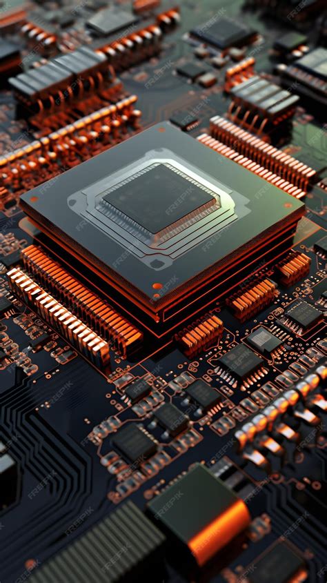 Premium Photo Detailed View Of Complex Multicore Cpu Microprocessor Interpreting And Executing