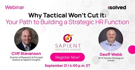 Why Tactical Won T Cut It Your Path To Building A Strategic Hr Function Karen Shoemaker Cpp