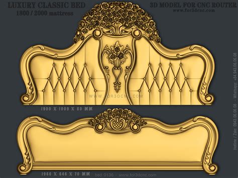 Bed 0136 Stl 3d Model For Cnc 3d Stl Model For Cnc Stl Model