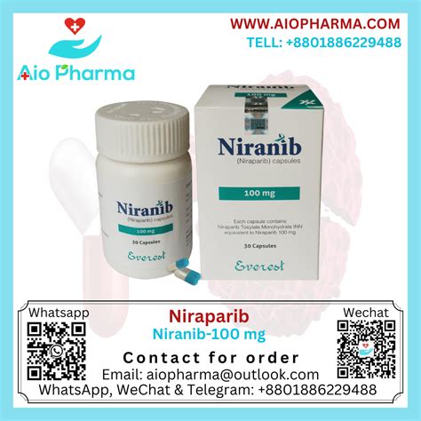 Niraparib 100mg Zejula Order Now Aio Pharma