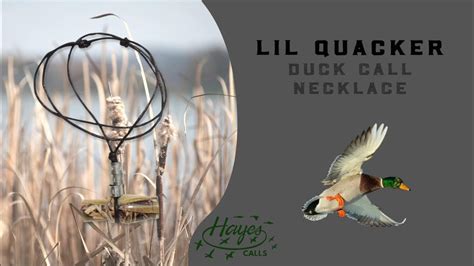 Lil Quacker Duck Call Necklace Youtube