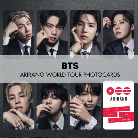 Bts Photocards Arirang Etsy