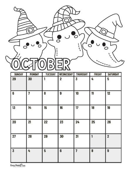 Free Printable 2026 And 2027 Monthly Calendar Coloring Pages Easy