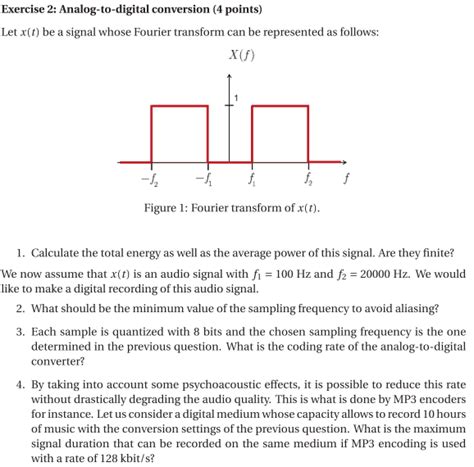 Solved Analog To Digital Conversion Exercise Analog To Digjtal