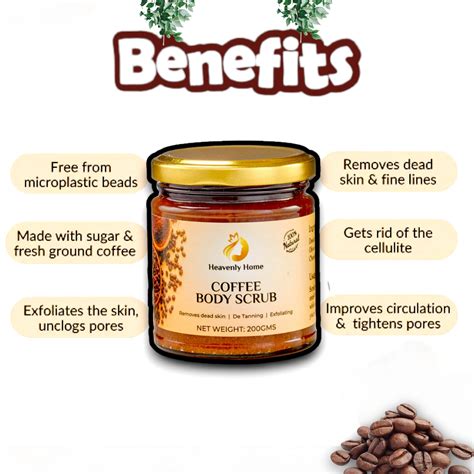 Coffee Body Scrub Heavenly Home