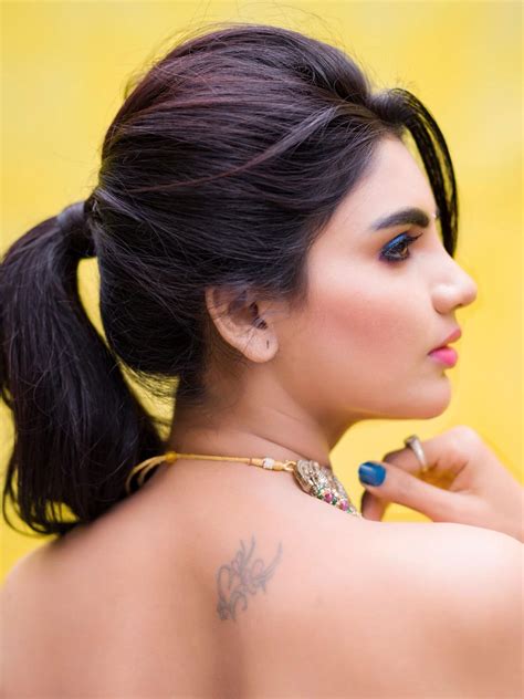 Jabardasth Varsha In Yellow Gown Photoshoot South Indian Actress