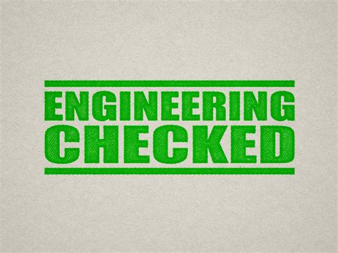Engineering Checked Stamp Stamp Lab