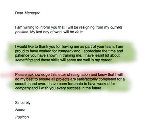 How To Write A Resignation Letter Artofit
