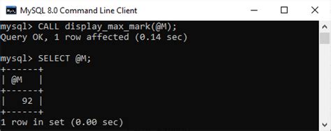 MySQL Procedure Tpoint Tech
