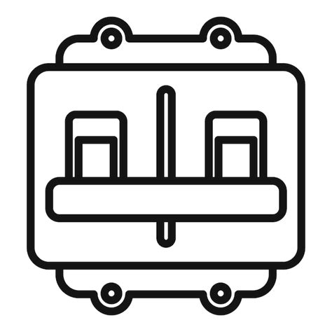 Premium Vector Breaker Equipment Icon Outline Vector Circuit Box Fuse