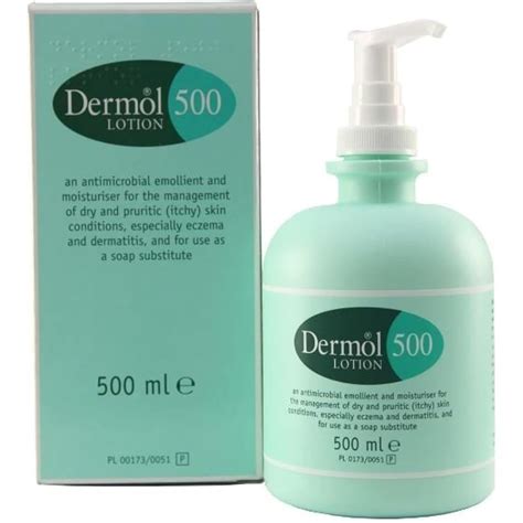 6mo Finance Dermol 500 Moisturising Lotion For Dry Itchy Skin