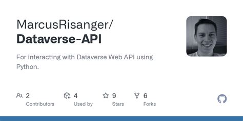 Github Marcusrisangerdataverse Api For Interacting With Dataverse