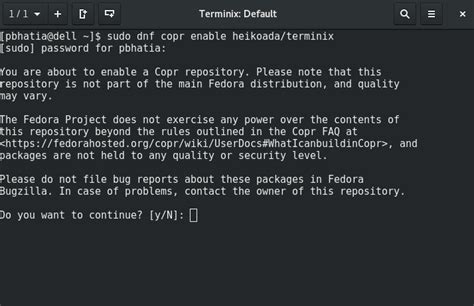install terminix multi tasking terminal app in fedora techvorm