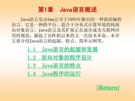 第1章 Java语言概述word文档在线阅读与下载无忧文档