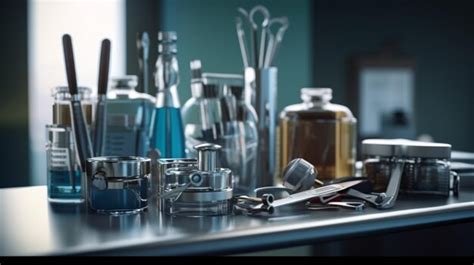 Premium Ai Image Medical Tools Arrangement