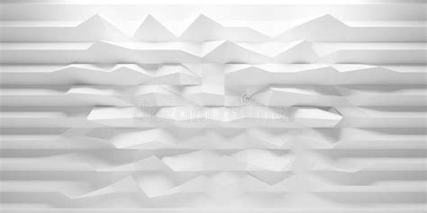 Abstract White Polygonal Chaotic Background Wallpaper Stock