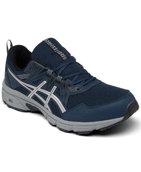 Asics Mens Gel Venture 8 Trail Running Sneakers Wide Width From
