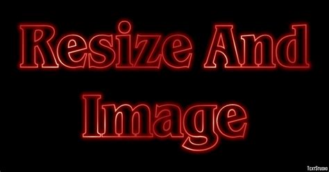 Resize And Image Text Effect And Logo Design Trendy