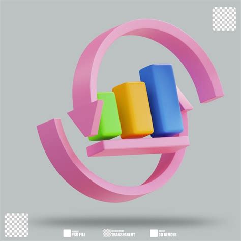 Premium Psd 3d Illustration Continuous Improvement 3