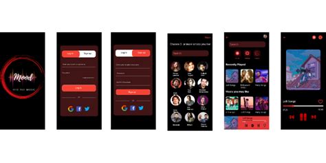 Mood Music App Figma