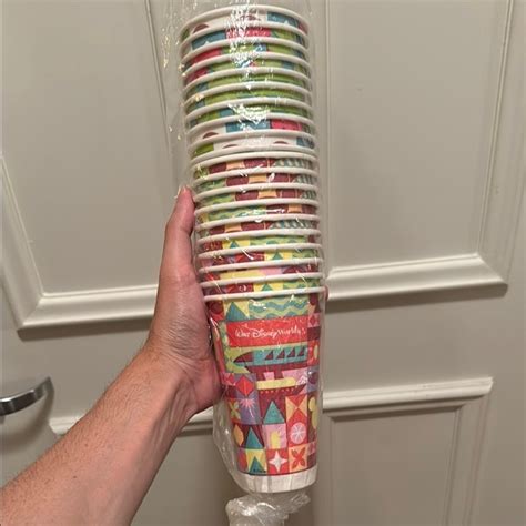 Disney Party Supplies Walt Disney Dixie Disposable Paper Hot Cups