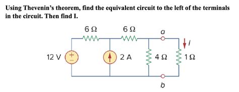 Solved Using Thevenin S Theorem Find The Equivalent Circuit Chegg